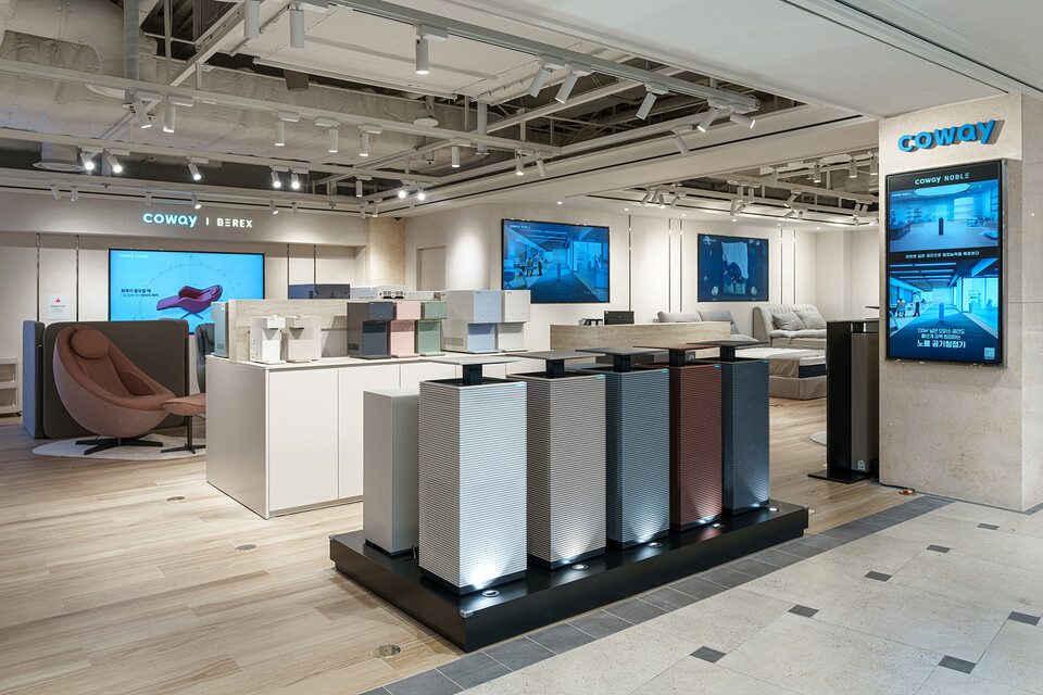 ‘코웨이 갤러리’, 신세계百 타임스퀘어 입점…오프라인 접점 확대