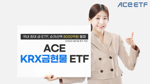 ACE KRX금현물 ETF, 단 4거래일 만에 7000→8000억 불었다